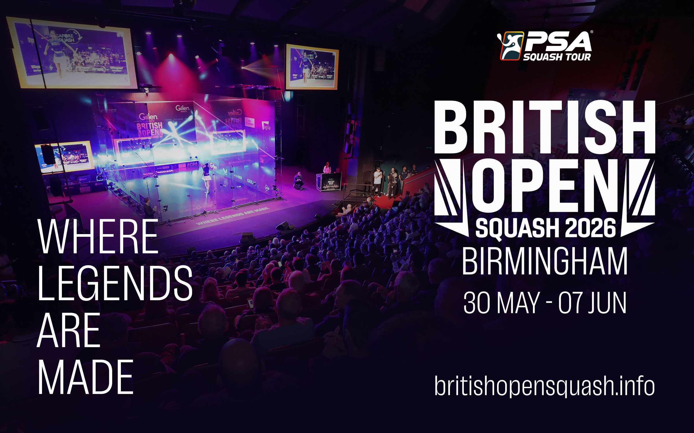 British Open Squash 2026 | Birmingham Rep